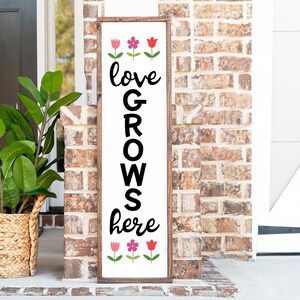 Spring Front Porch Sign Mini Bundle - Easter Tall Sign Bundle, Verticle ...