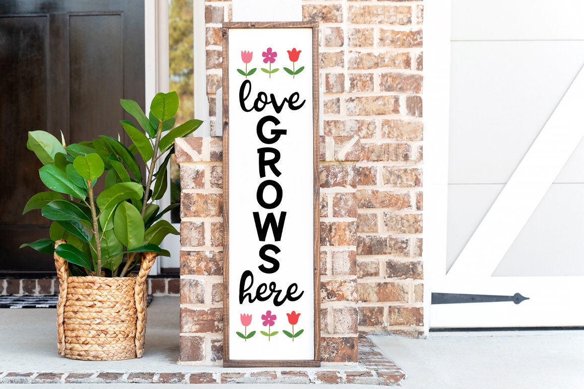 Spring Front Porch Sign Mini Bundle Easter Tall Sign Bundle - Etsy