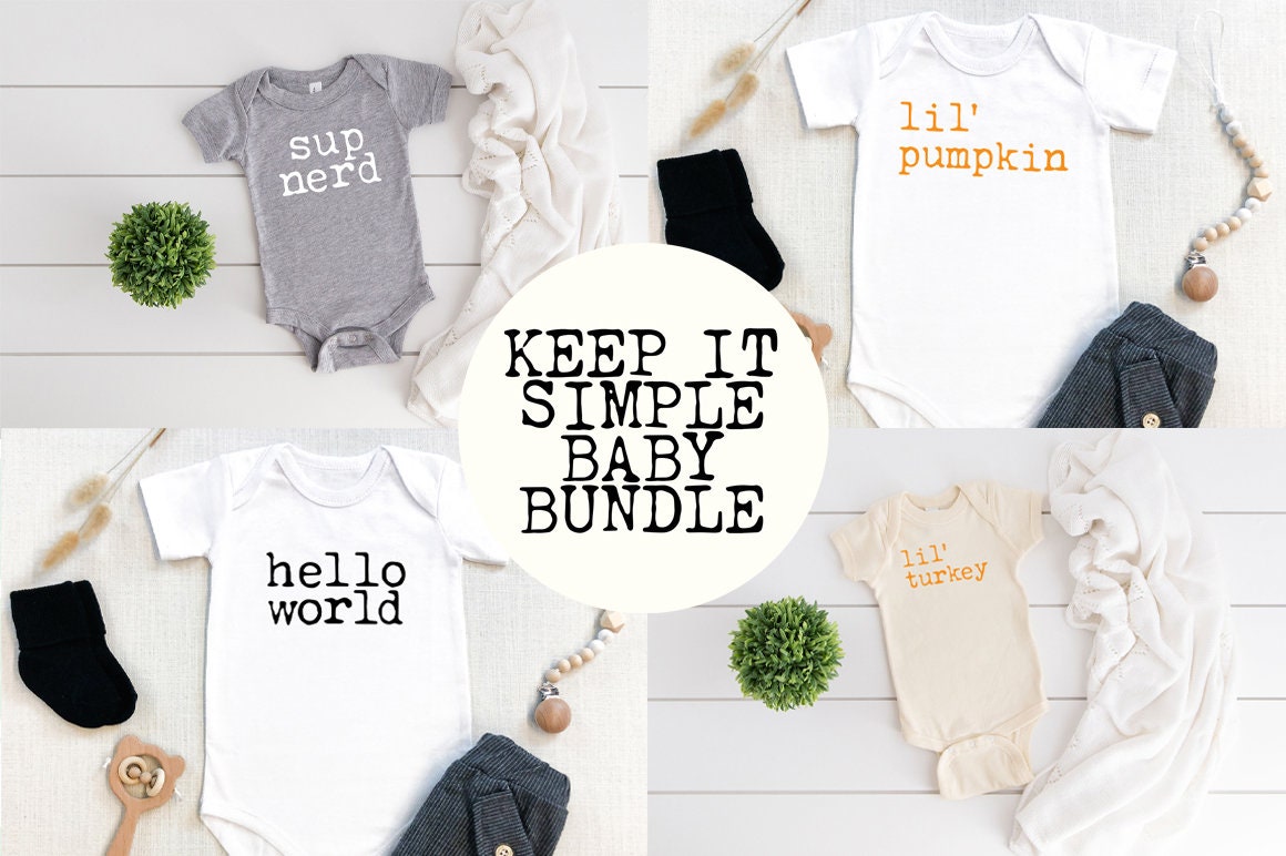 Keep It Simple Baby Bundle Baby Svg Toddler Svg Kids Svg - Etsy Canada