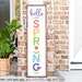 Spring Front Porch Sign Mini Bundle - Easter Tall Sign Bundle, Verticle ...