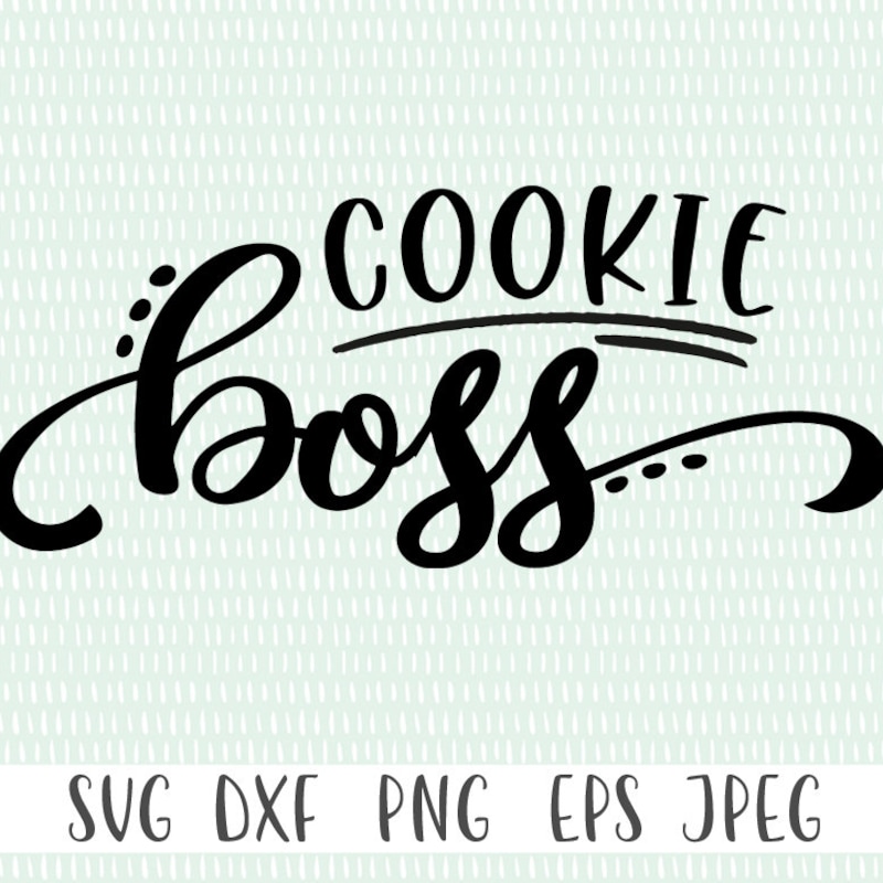 Cookie Boss Svg - Etsy