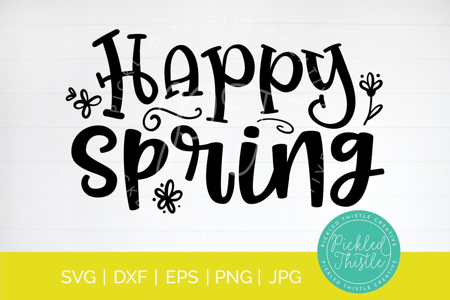 Happy Spring SVG Cut File Springtime Svg Easter Svg Easter - Etsy
