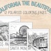 California the Beautiful Coloring Book - Etsy