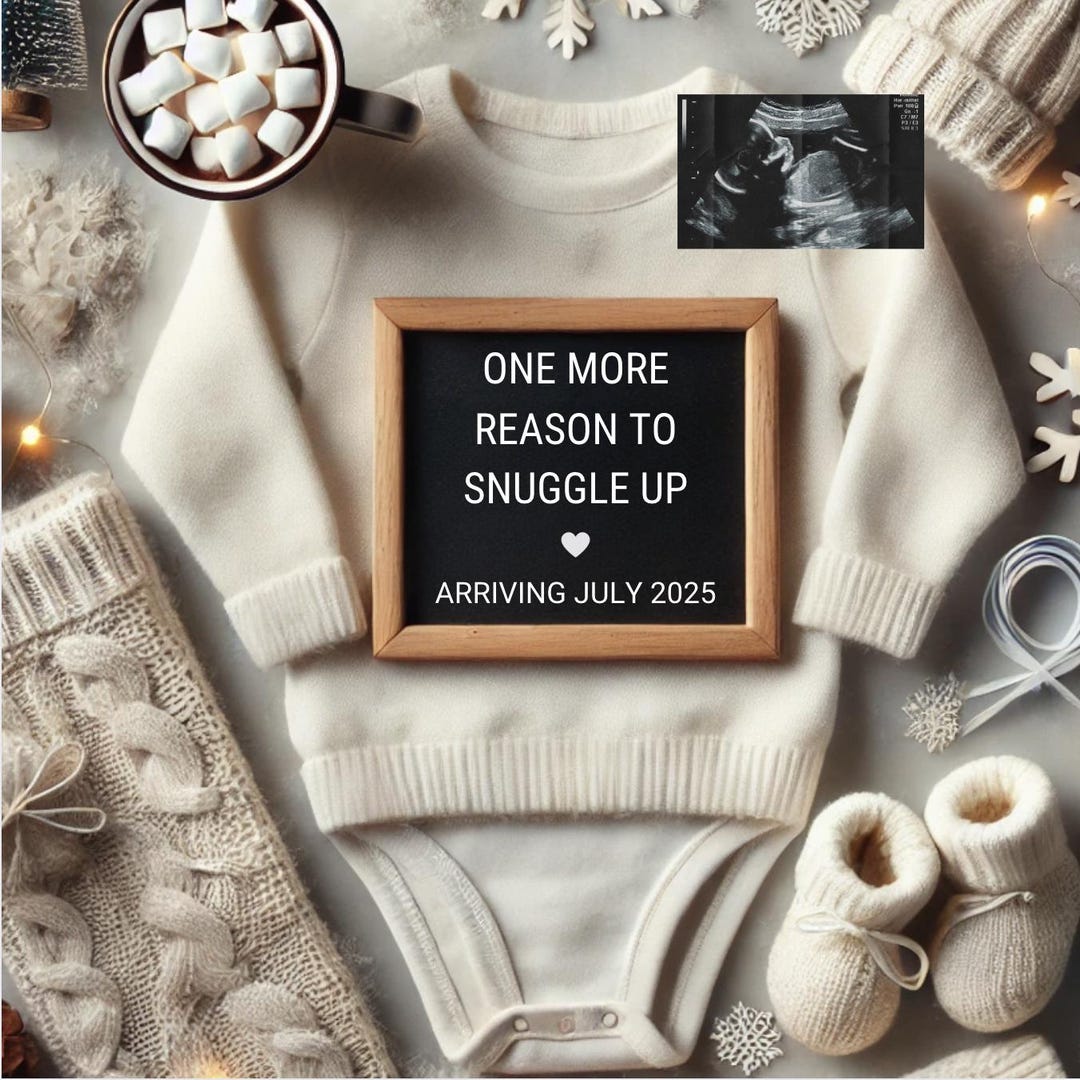 Customizable Pregnancy Announcement Instagram Post Template - Etsy