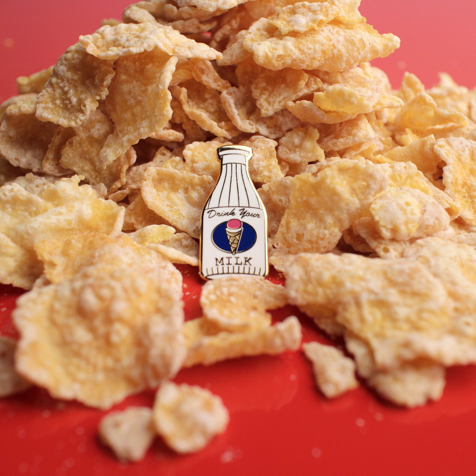 Milk Bottle Building Pin - Etsy