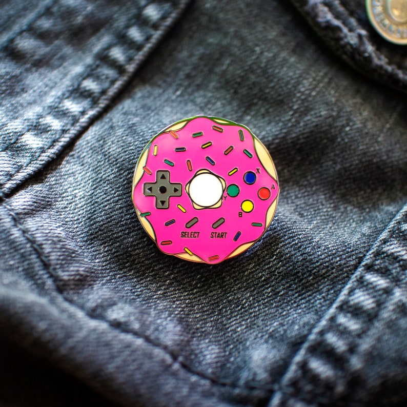 Super Nintendonut Pin - Etsy