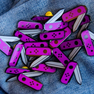 Nintendo Switchblade Pin (the Original) - Etsy