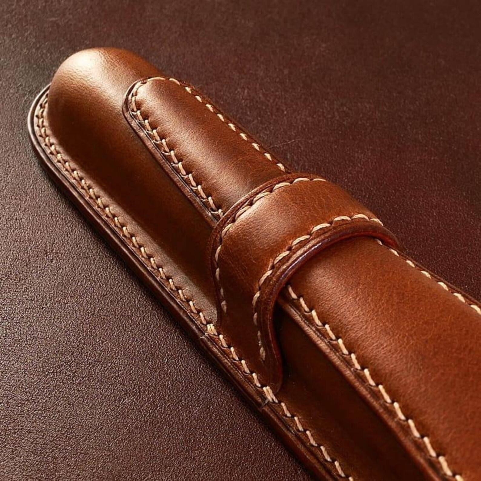 Fountain Pen Case Luxury Pen Case Italian Leather Single - Etsy