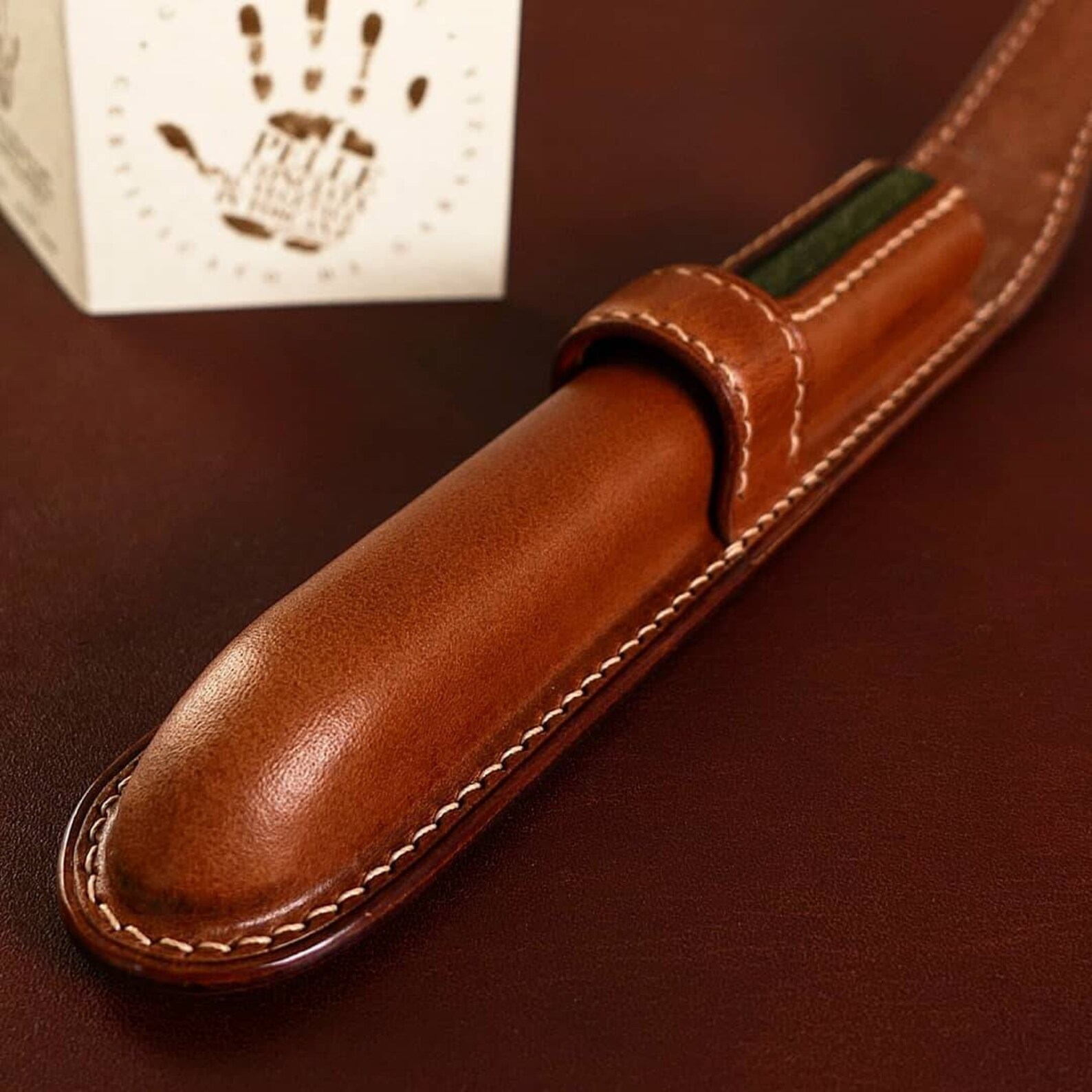 Fountain Pen Case Luxury Pen Case Italian Leather Single - Etsy