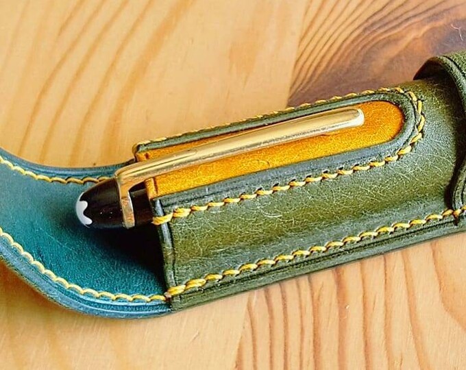 Pen Case, Fountain Pen Case, Single Fountain Pen Holder, Italian ...