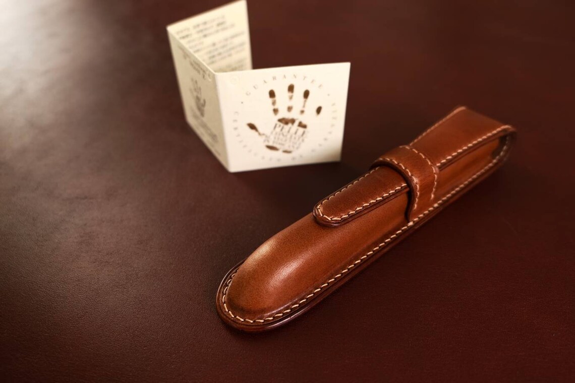 Fountain Pen Case Luxury Pen Case Italian Leather Single - Etsy