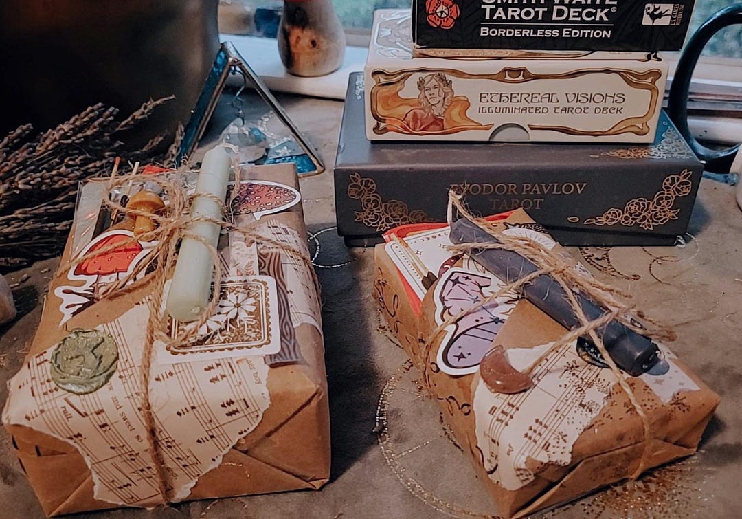 Blind Oracle/tarot Deck ! - -witchy Gifts - - Blind Date Deck - Mystery ...