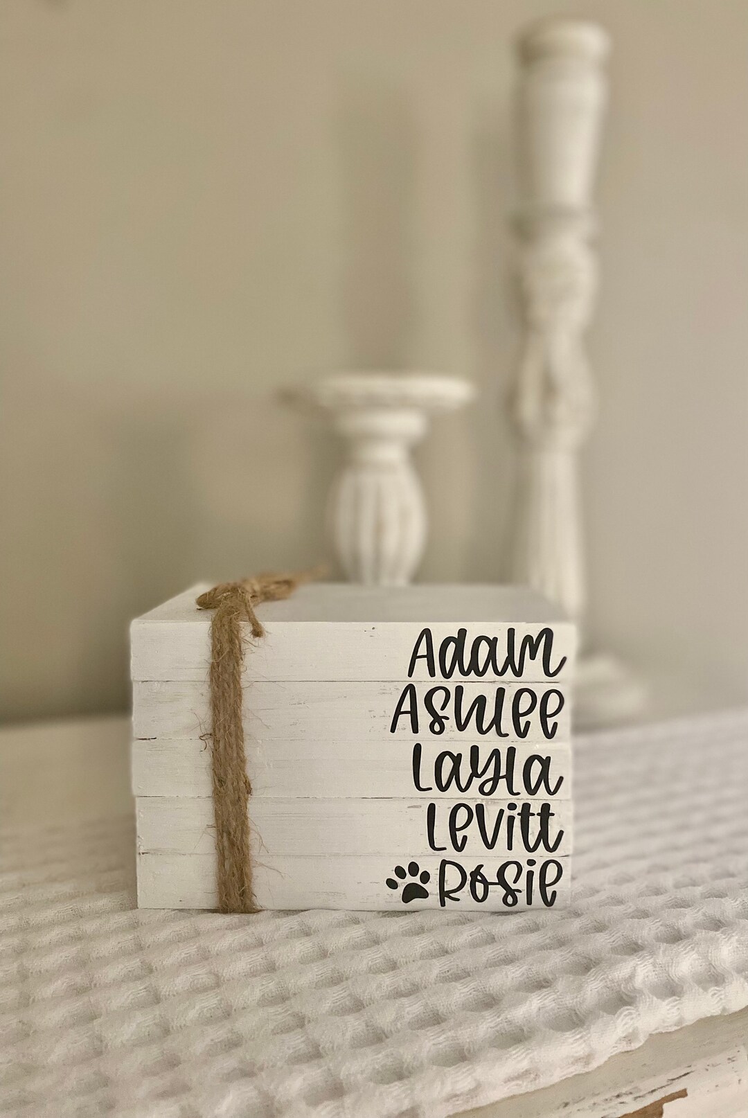 Personalized Name Books / Vintage Book Decor / Personalized Books ...