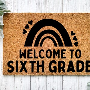 Welcome to Class Doormat | Teacher Gift | 1st 2nd 3rd 4th 5th 6th Grade ...