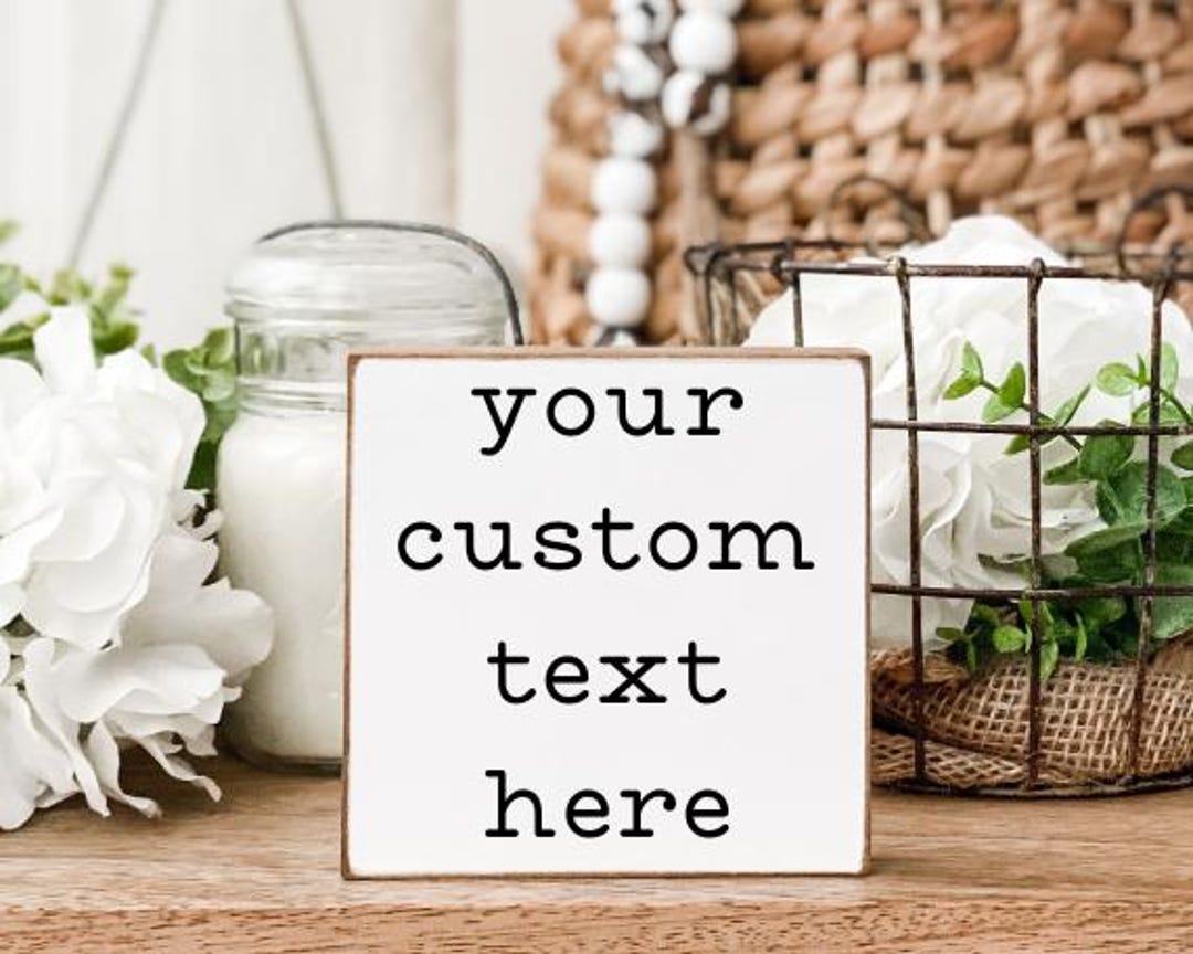 Mini Sign | Small Rustic Wood Sign | Personalized Wood Sign | Wedding ...
