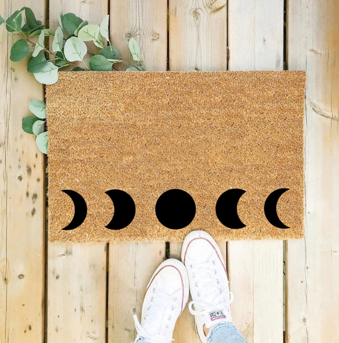 Moon Phases Doormat / Welcome Mat / Home Decor / Astrology / | Etsy
