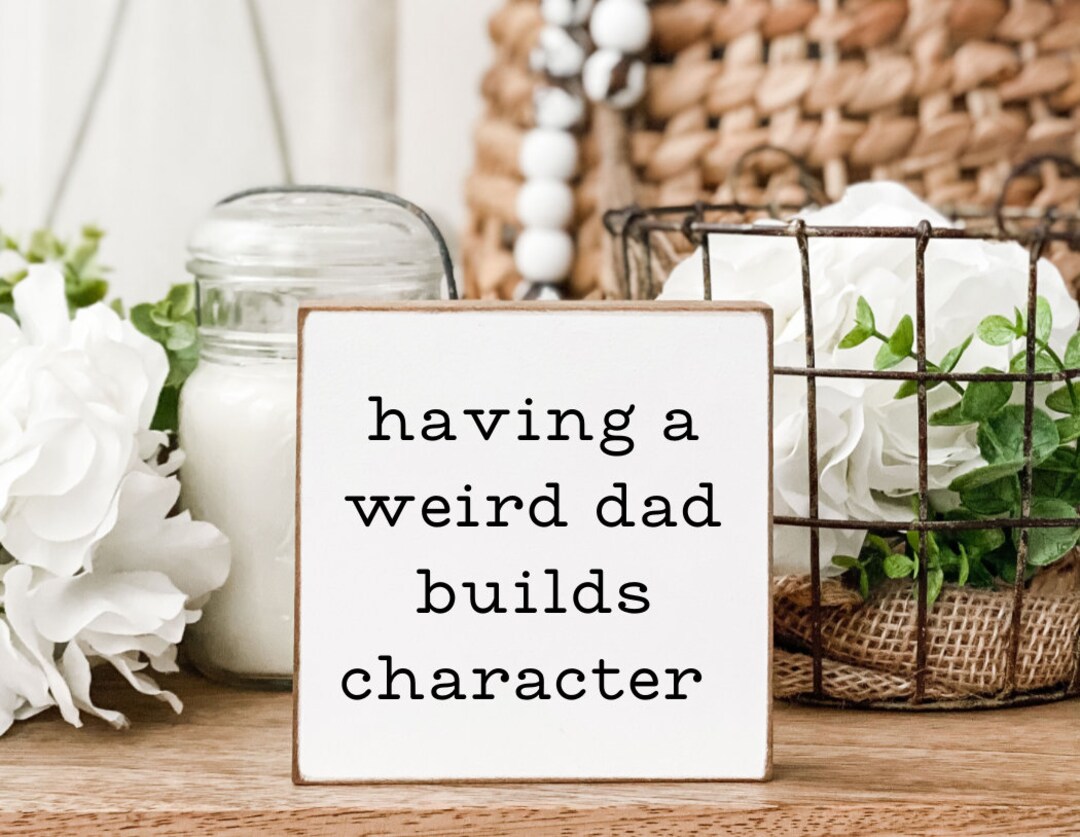 Funny Dad Sign | Farmhouse Decor | Wood Sign | Gifts for Dad ...