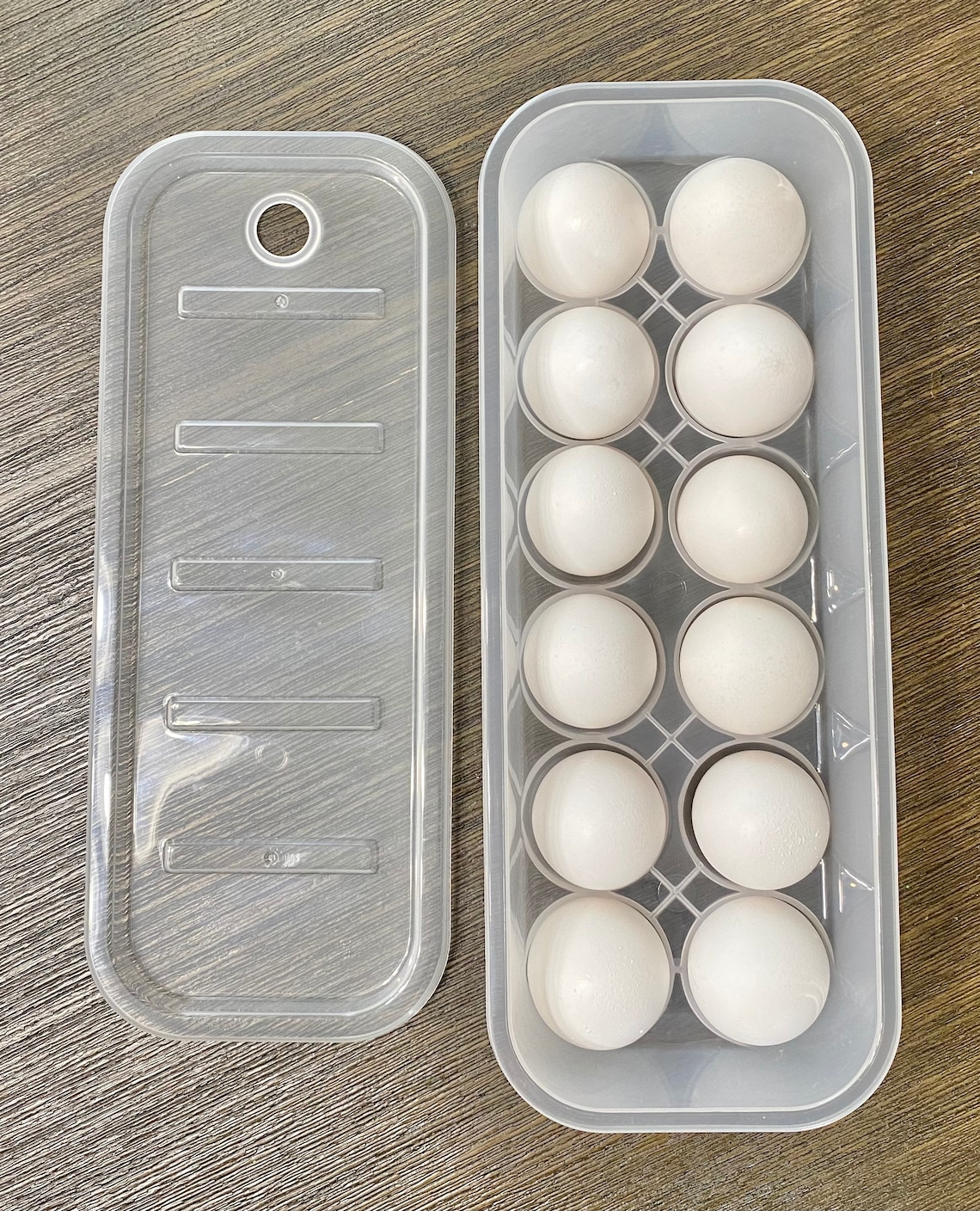 Egg Container / Reusable Egg Container / Plastic Egg Carton / - Etsy