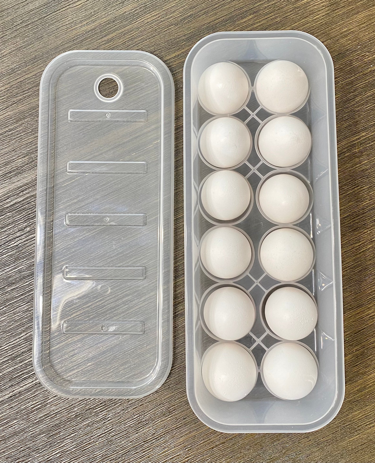 Egg Container / Reusable Egg Container / Plastic Egg Carton / - Etsy