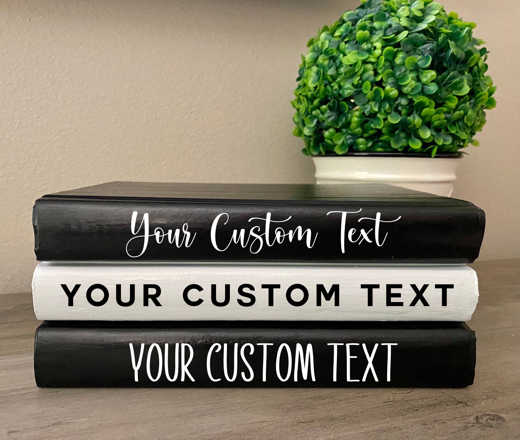 Coffee Table Books Decorative Books Personalized Books - Etsy