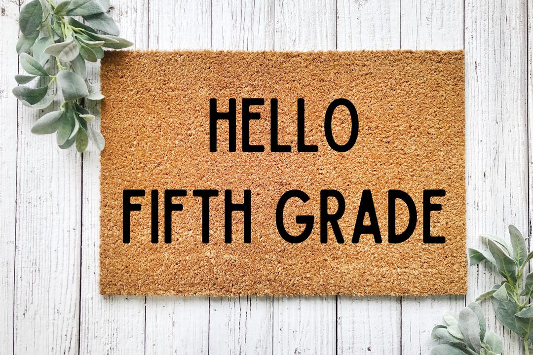Welcome to Class Doormat | Fifth Grade | Classroom Welcome Mat ...