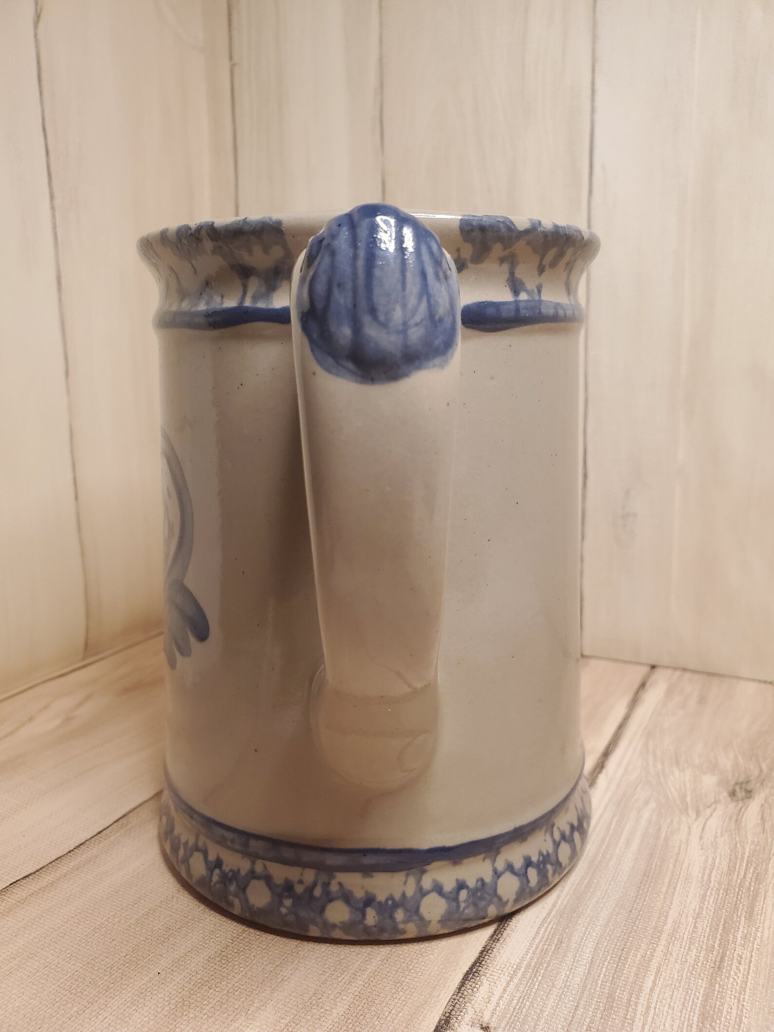 Beaumont Brothers Pottery Pitcher, BBP 1994 Pottery, Salt Glaze ...