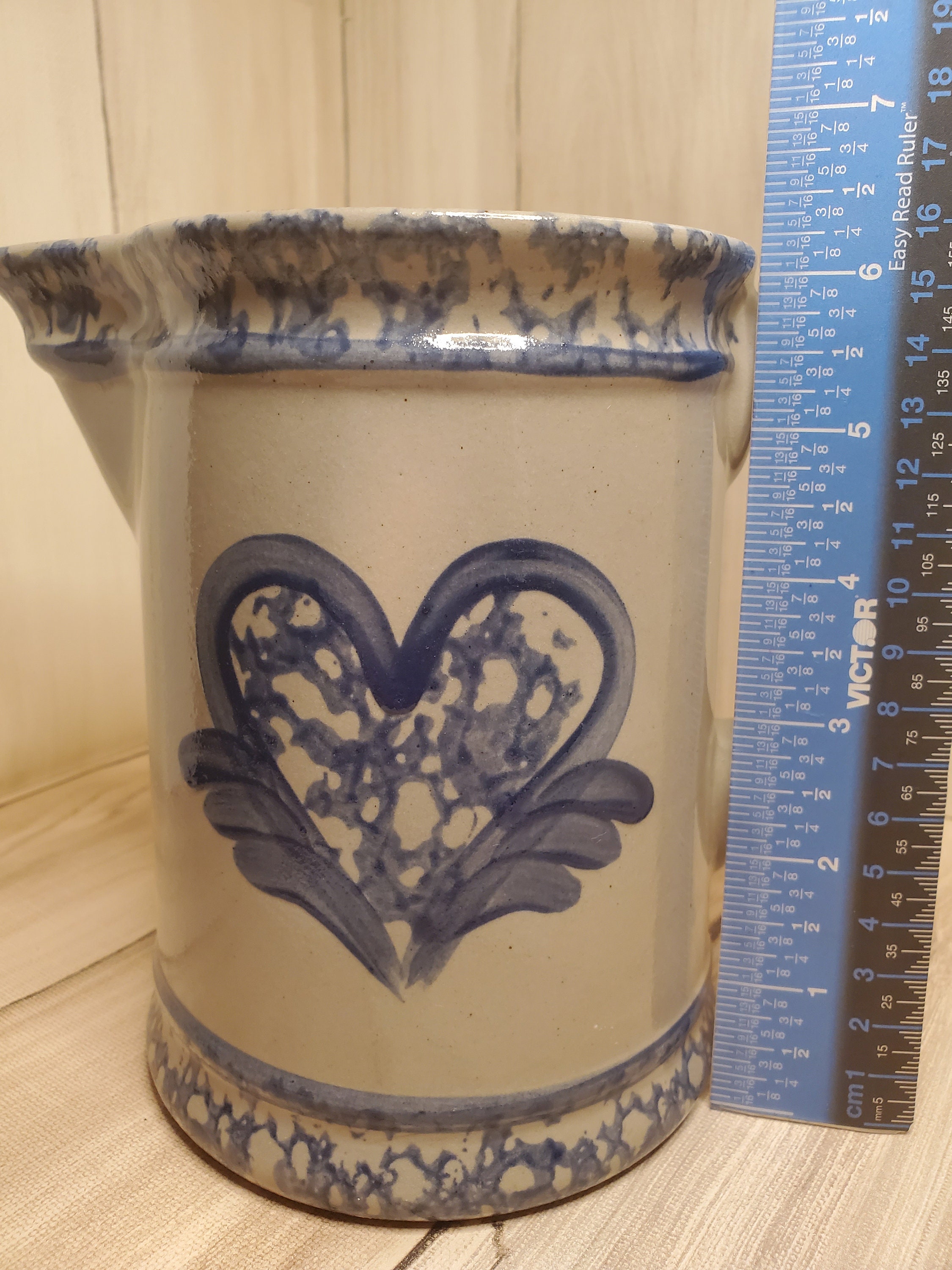 Beaumont Brothers Pottery Pitcher, BBP 1994 Pottery, Salt Glaze ...