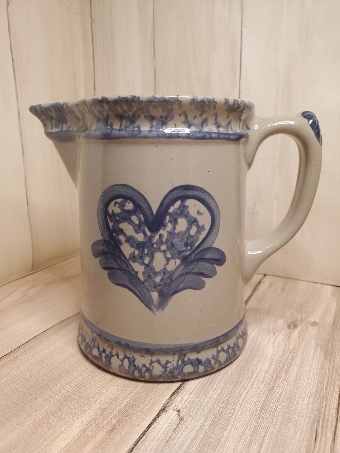 Beaumont Brothers Pottery Pitcher, BBP 1994 Pottery, Salt Glaze ...
