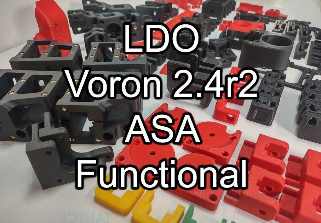 LDO Voron 2.4r2 Functional ASA Printed Parts Kit With Stealthburner ...