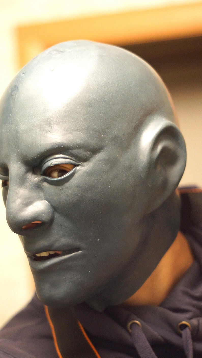 Fantomas mask from the movie Fantomas Halloween mask Creepy | Etsy