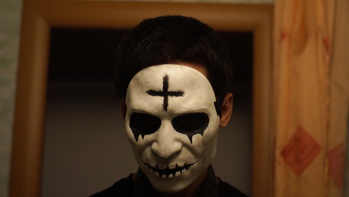 The Purge Cross God mask Purge male mask The Purge Anarchy | Etsy