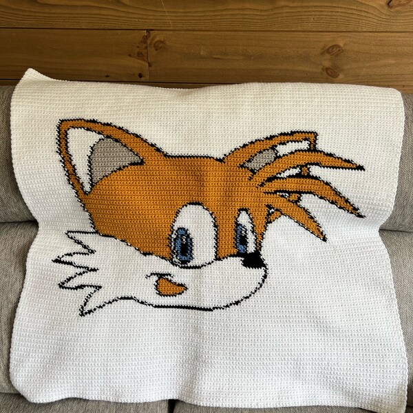Crochet Blanket Sonic - Etsy