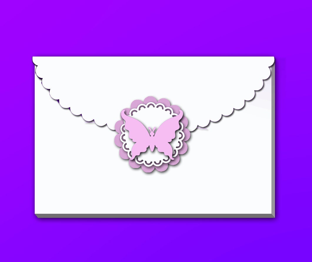 BUTTERFLY INVITATION SET Instant Download Svg Eps Pdf Png Studio Dxf Ai ...