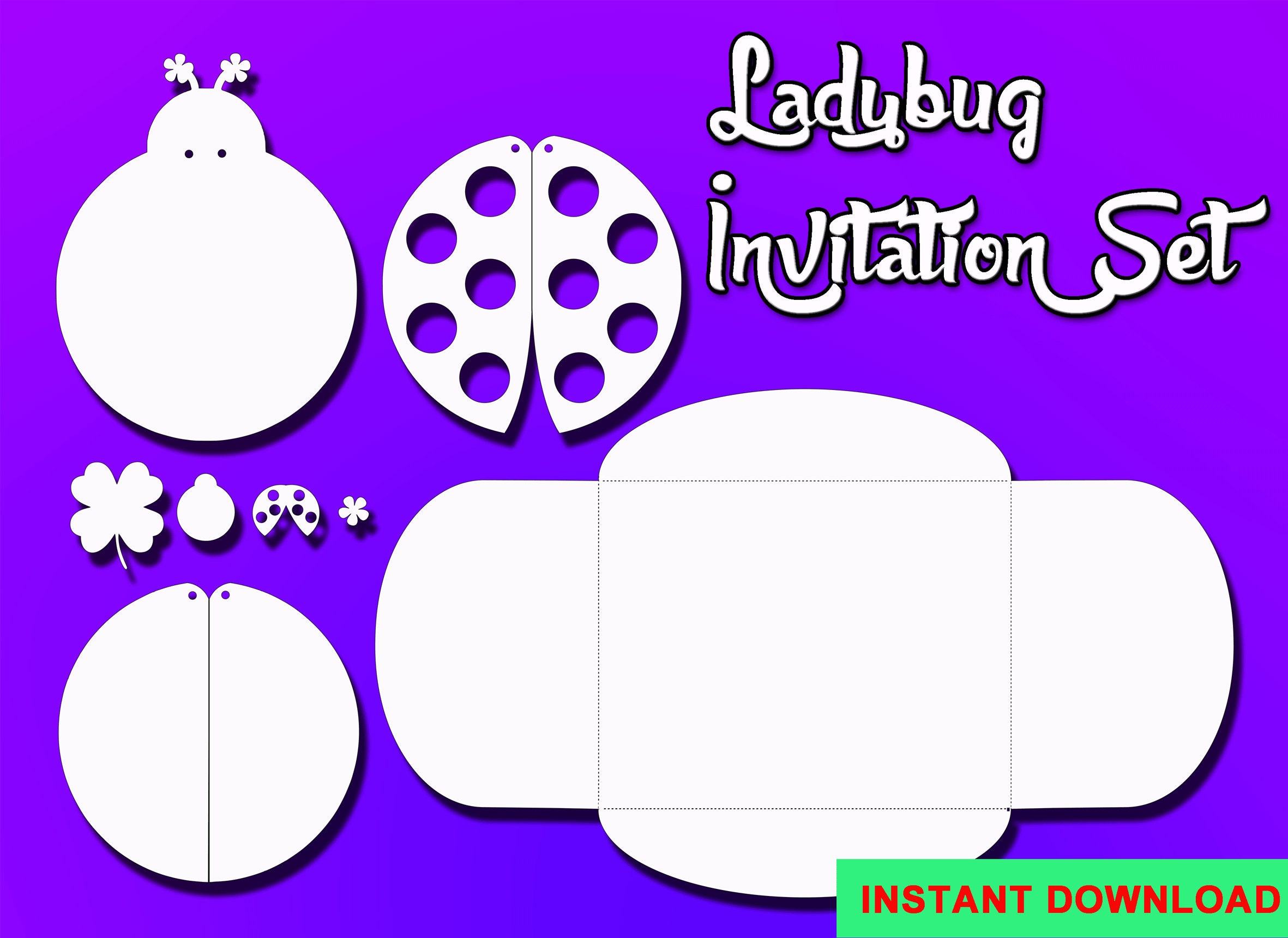 Free Printable Ladybug Invitations