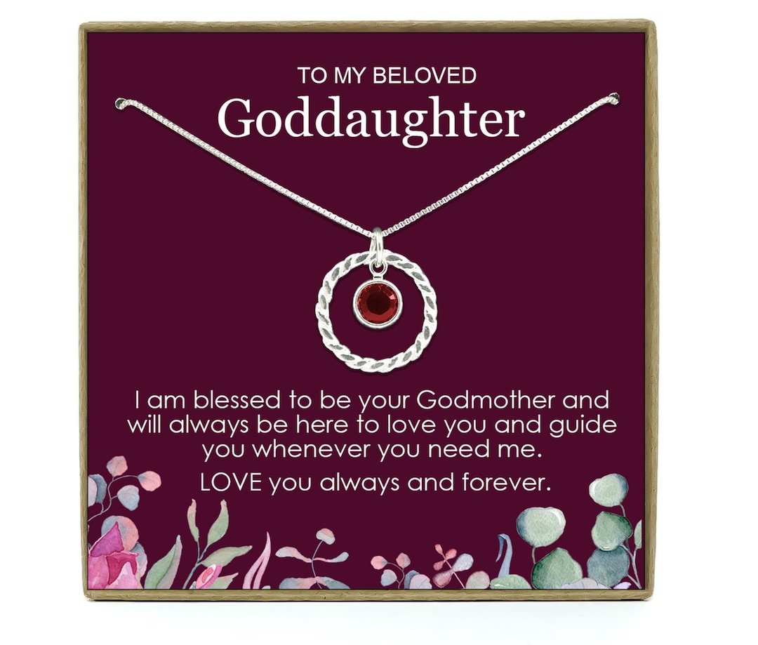 Goddaughter Gifts From Godmother, Goddaughter Necklace, Goddaughter ...