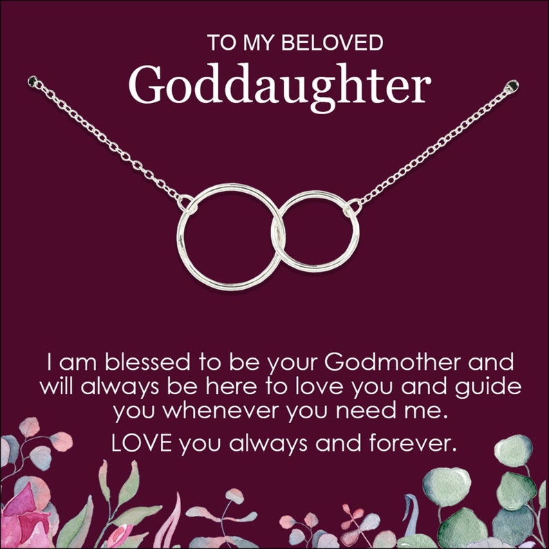 Goddaughter Gifts From Godmother Goddaughter Necklace - Etsy