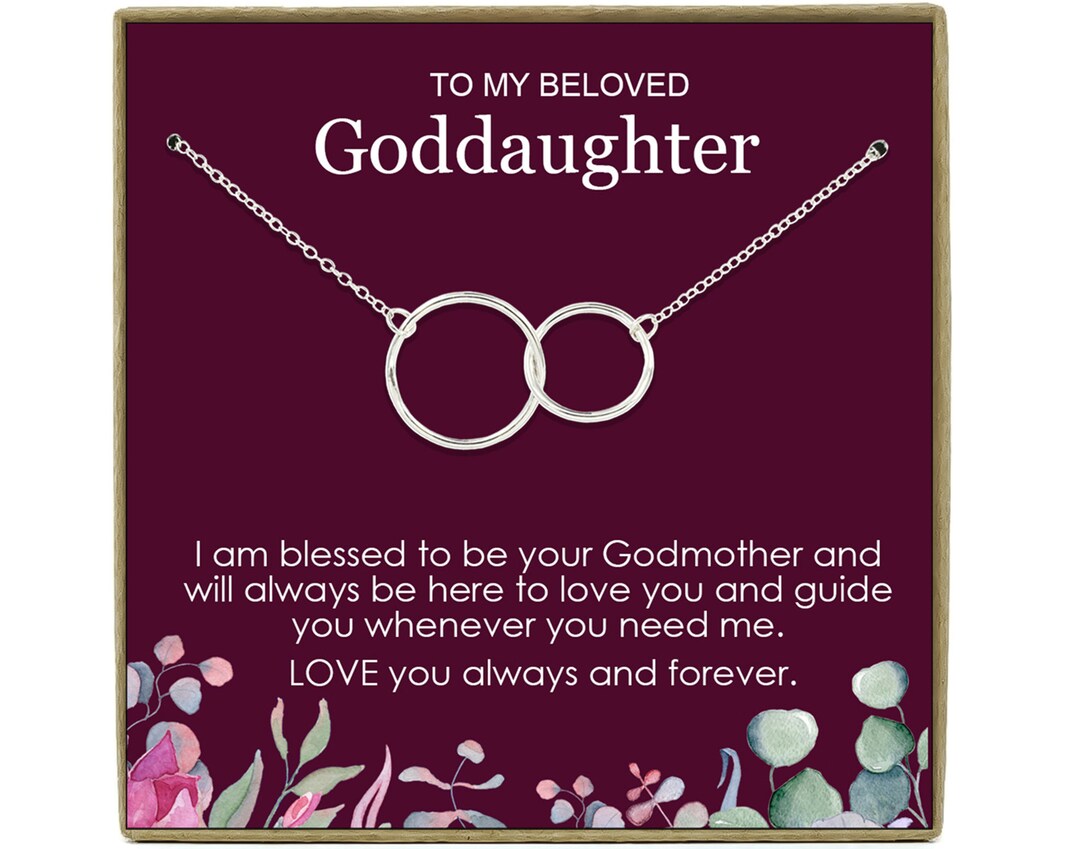 Goddaughter Gifts From Godmother, Goddaughter Necklace, Goddaughter ...