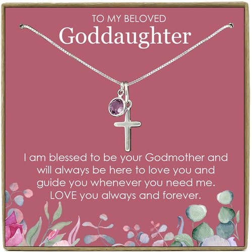 Goddaughter Gift Goddaughter Necklace Confirmation Gift - Etsy Canada