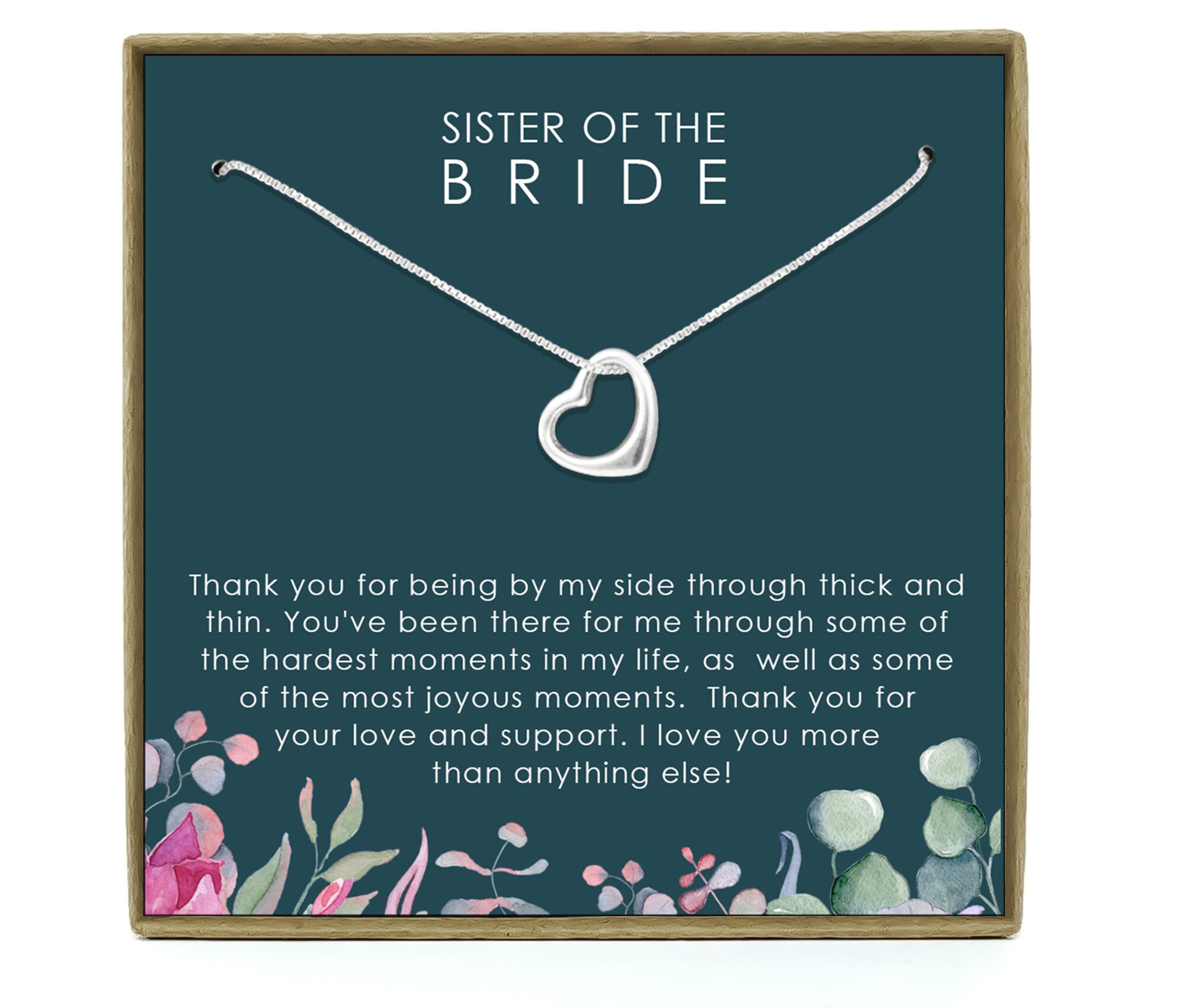 Sister of the Bride Gift Sister Wedding Gift Sister Maid of - Etsy