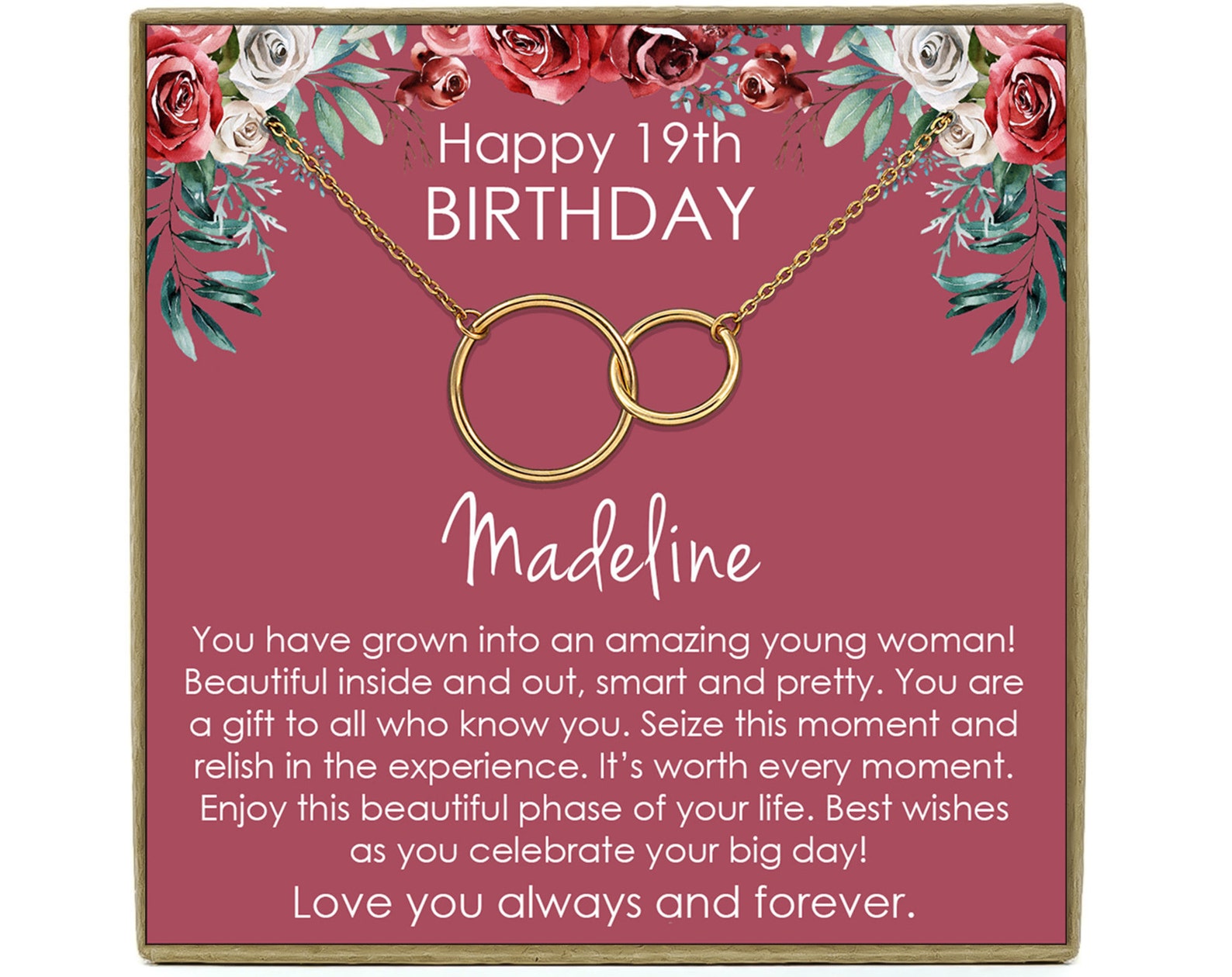 19th Birthday Gifts for Girls, Gift for 19 Year Old Girl Gift for Her ...