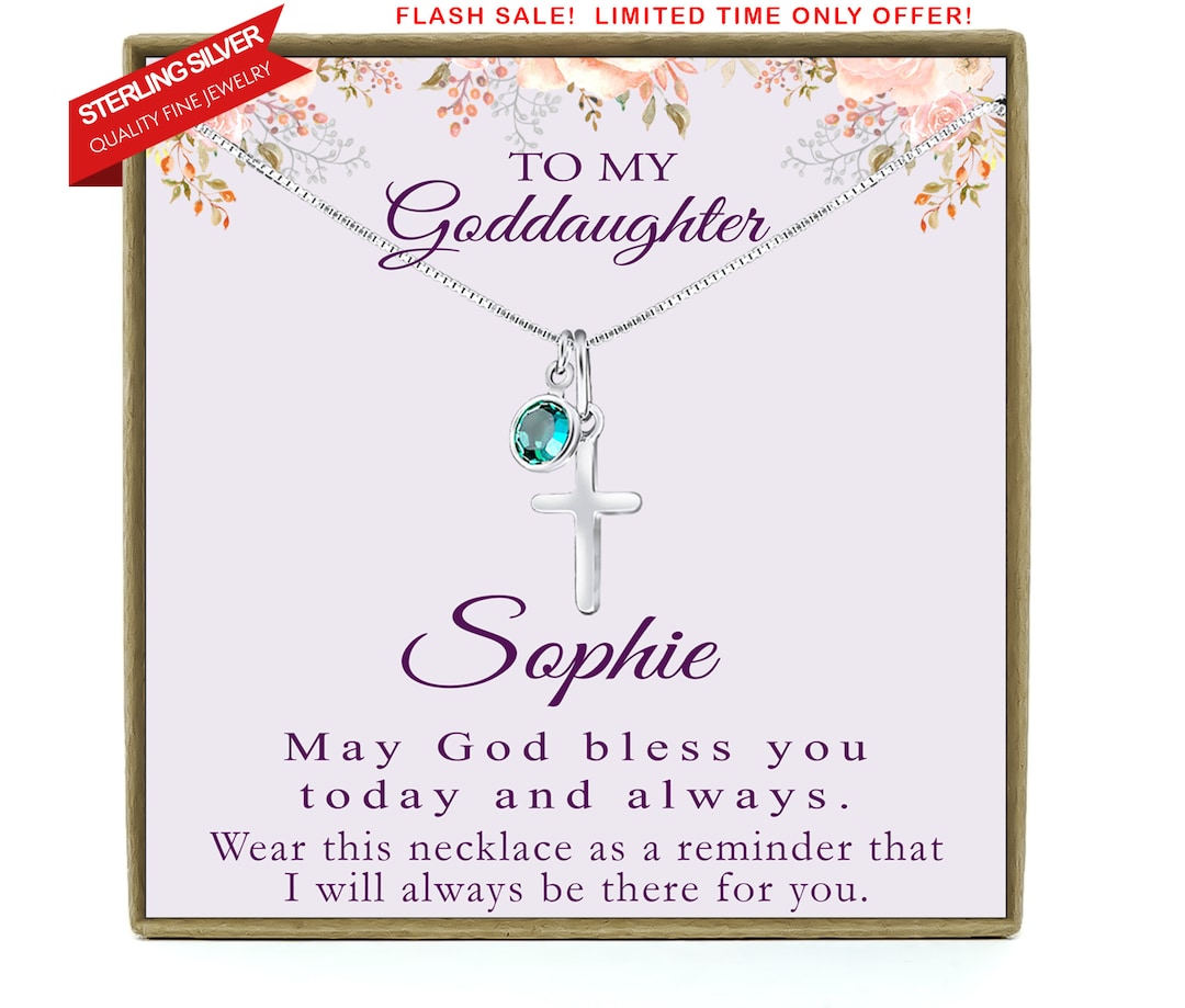 Goddaughter Gift, Goddaughter Necklace, Confirmation Gift, First Holy ...