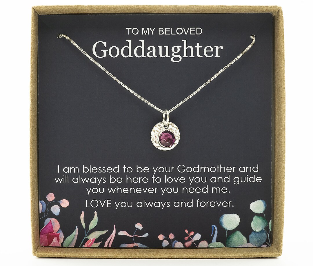Goddaughter Gifts From Godmother, Goddaughter Necklace, Goddaughter ...
