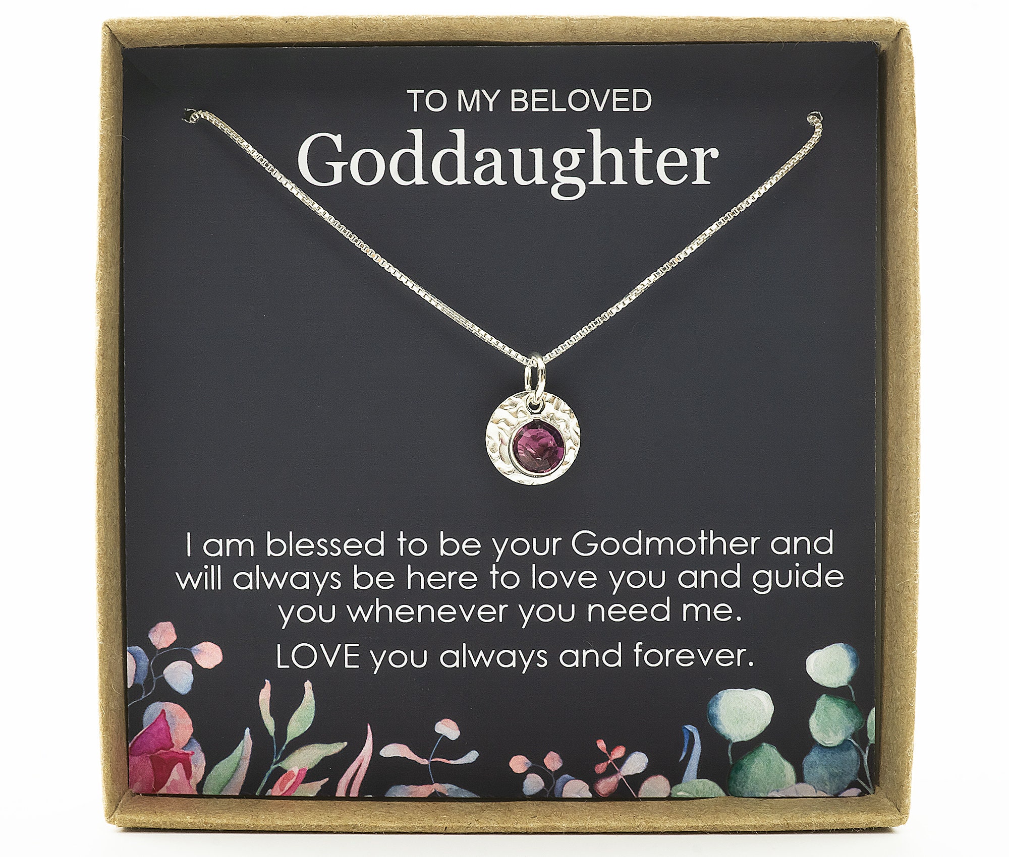 Goddaughter Gifts From Godmother Goddaughter Necklace - Etsy