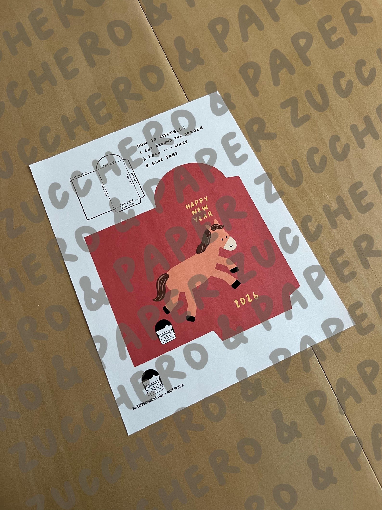 Printable Red Envelope Template 2026 - Instant Download/lunar New Year ...