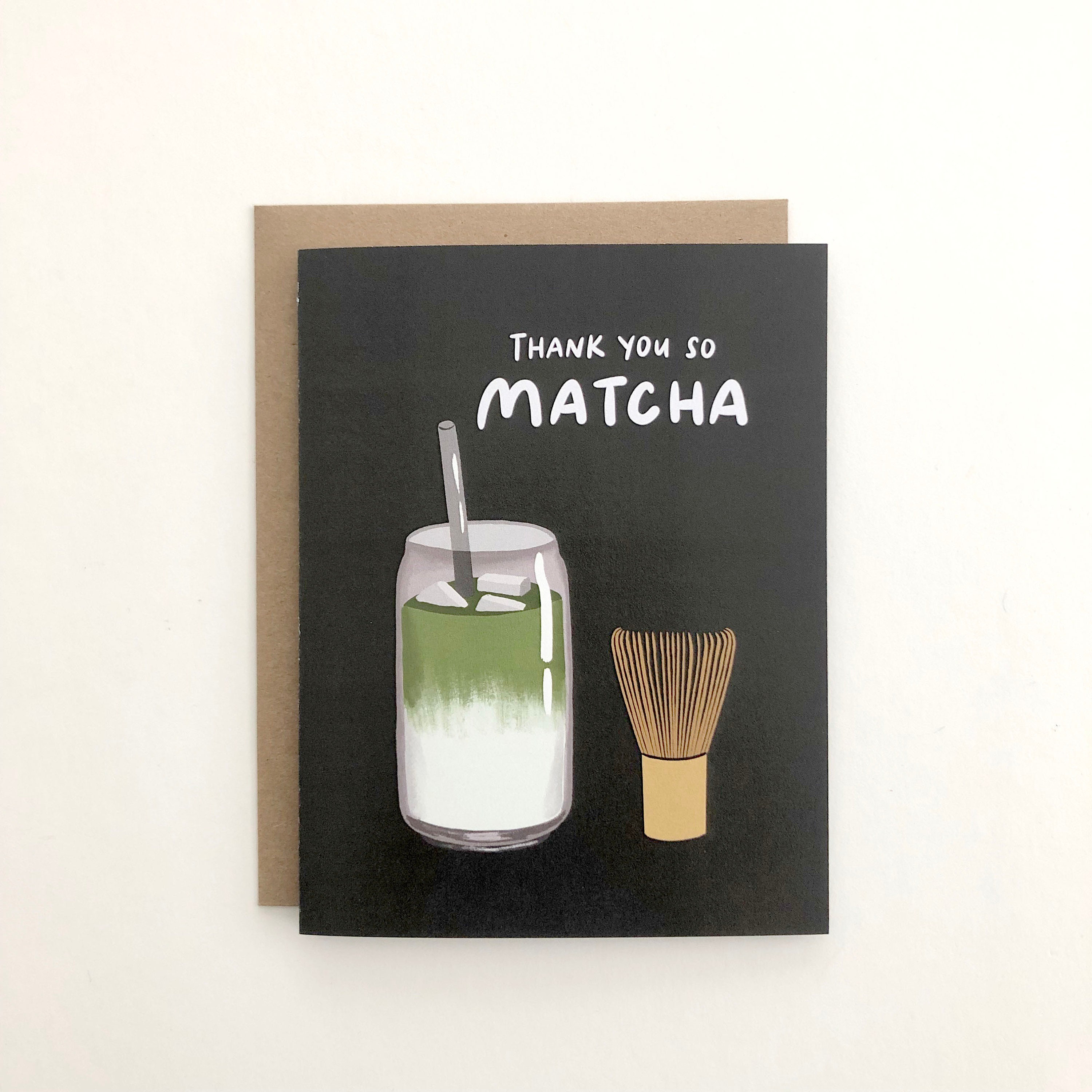 Thank You so Matcha - Thank You Card, Blank Card - Etsy