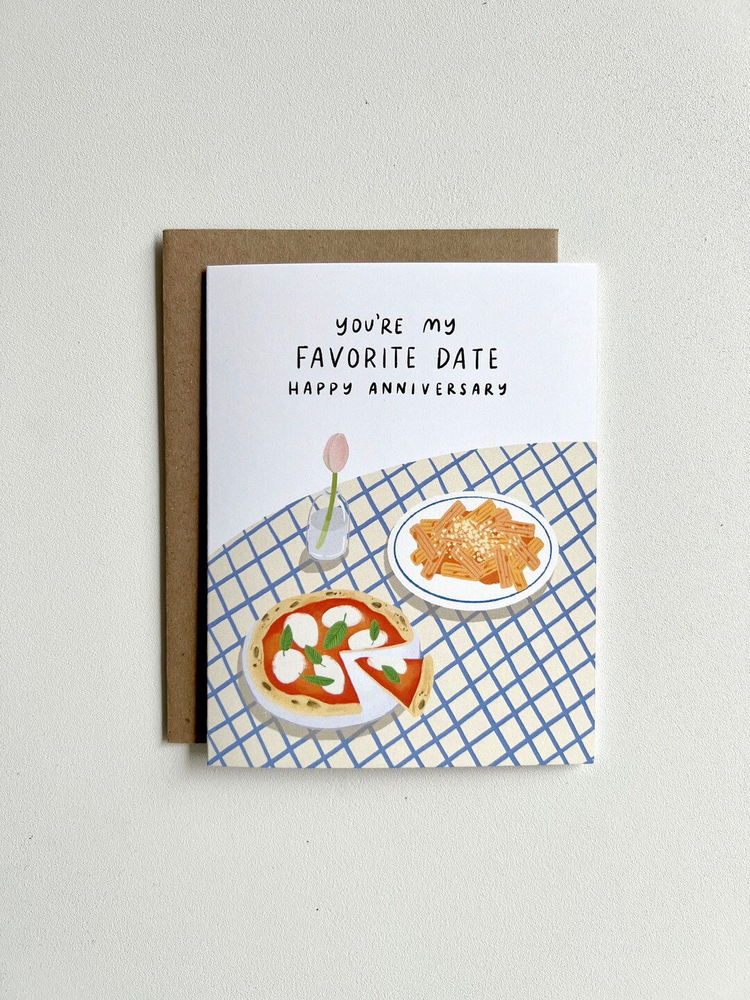 My Favorite Date - Love/friendship Card, Blank Card, Anniversary Card ...