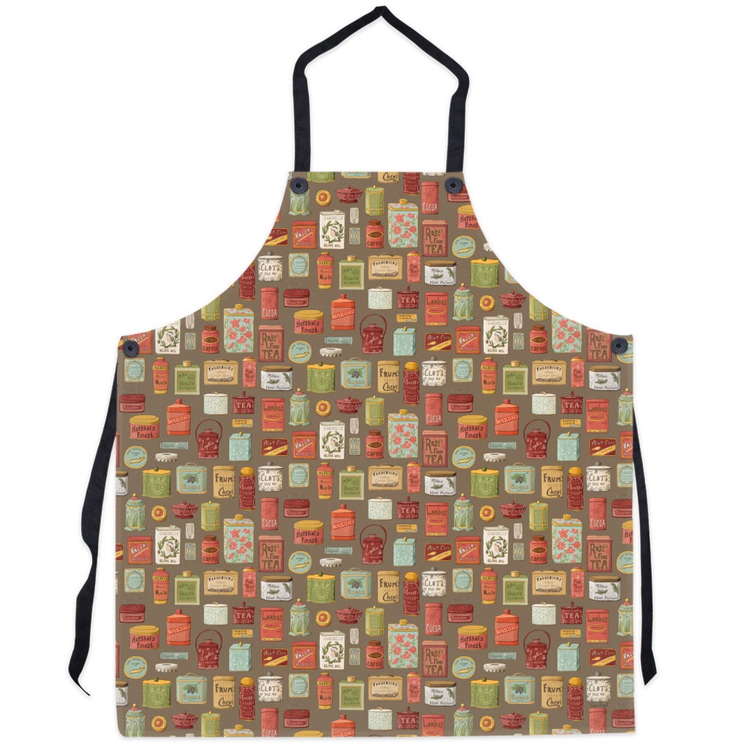 Vintage Pantry Tins Pattern Apron - Etsy