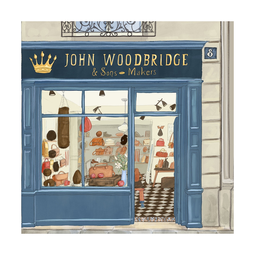 Paris Shop Storefront Wall Art Print 18x24 or 12x12 Square, St Germain ...