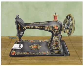 Vintage German Singer Sewing Machine Advertisement 1900 - Etsy