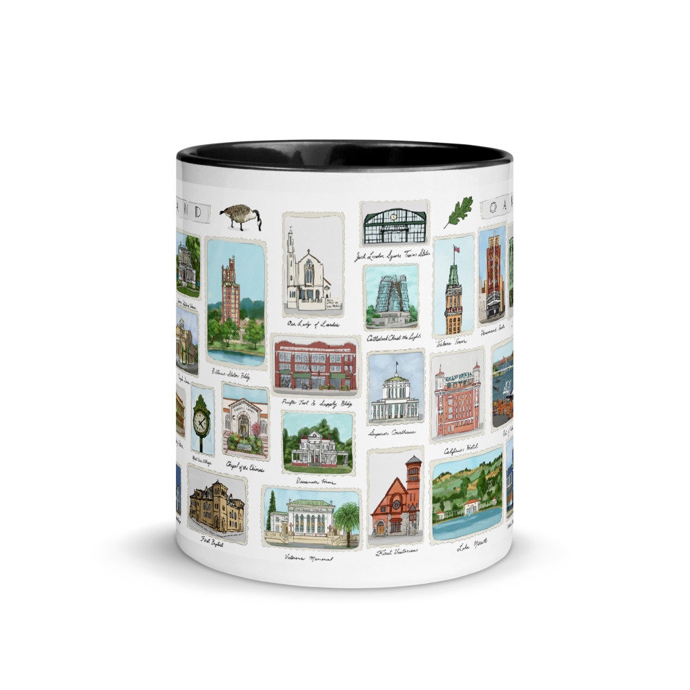 Oakland Landmarks Mug - Etsy